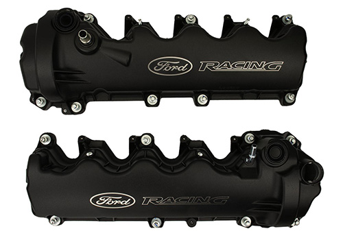 BLACK FORD RACING COATED 3-VALVE CAM COVERS| Part Details for M-6582 ...